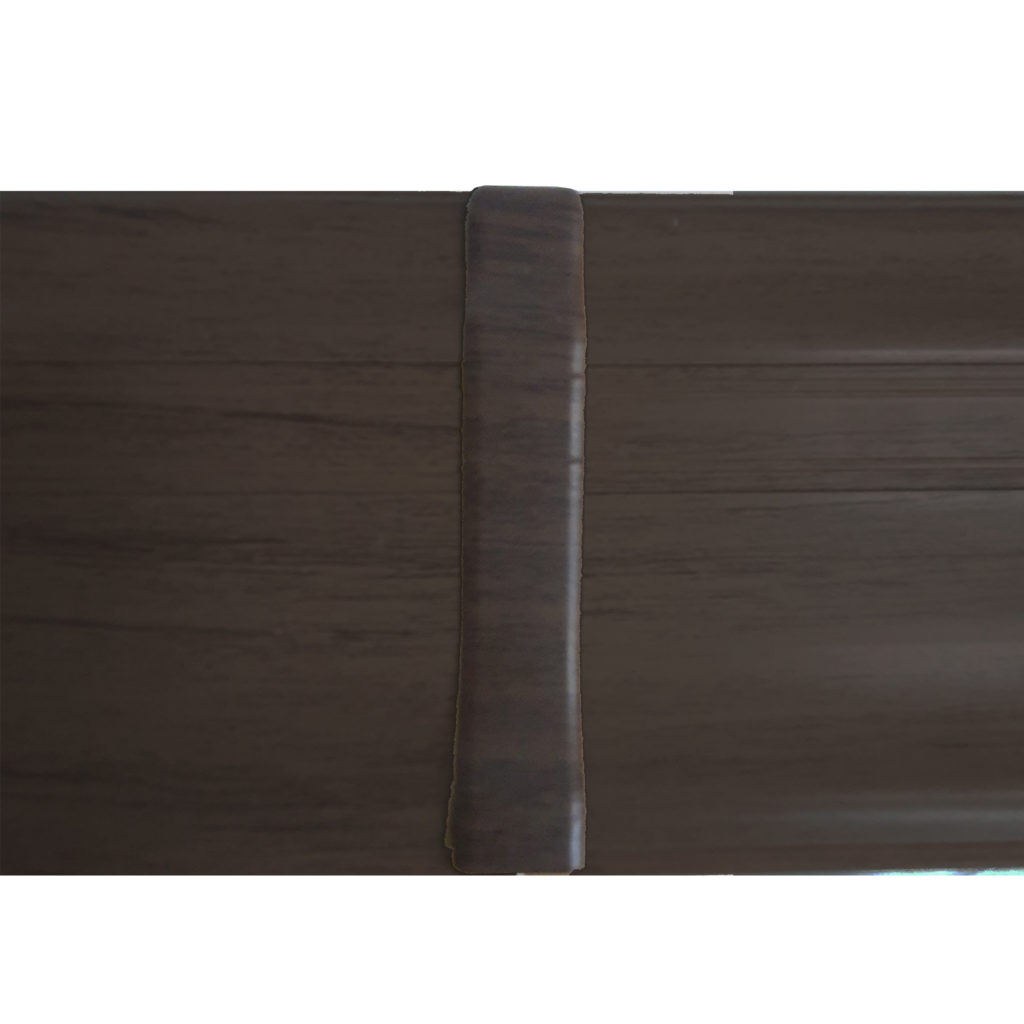 PVC Skirting 95x24mm Dark Mahogany | Kirk Marketing