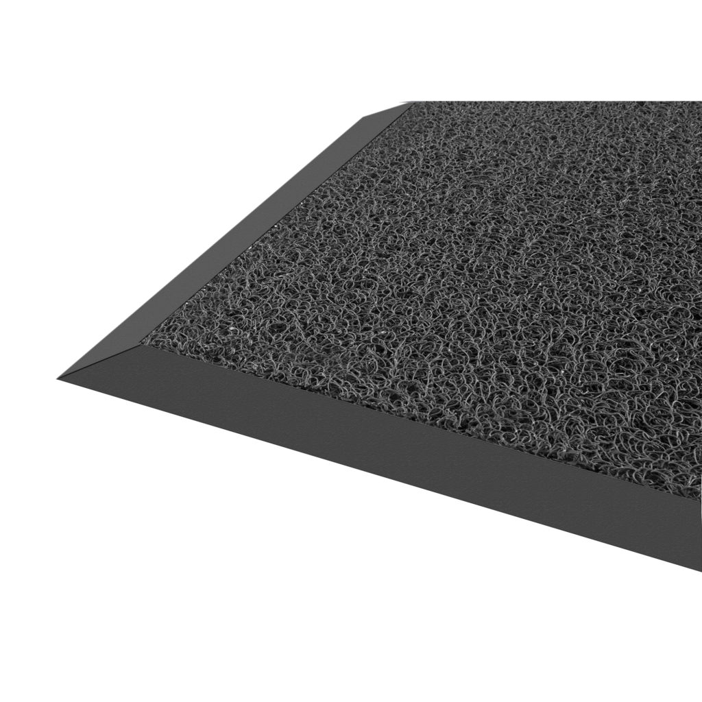 Ramped Walk-off Loop Mat 12mm Black | Kirk Marketing
