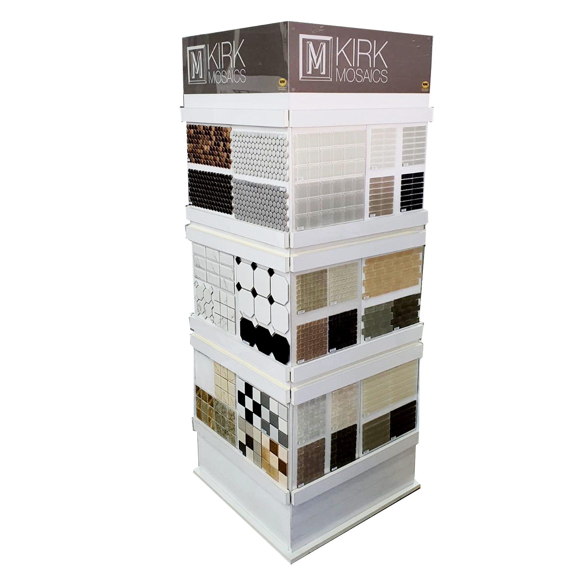 Kirk Mosaics Tower Display | Kirk Marketing