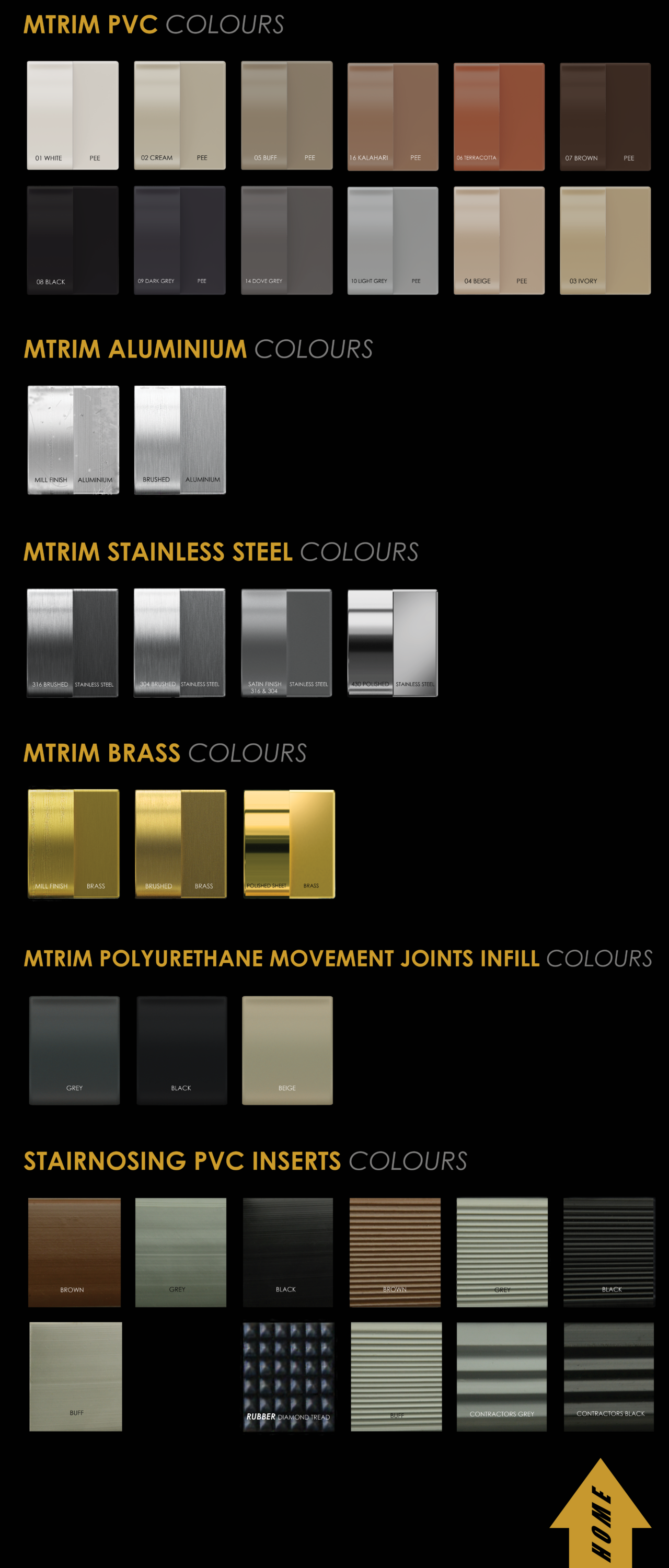 Colour Charts | Kirk Marketing