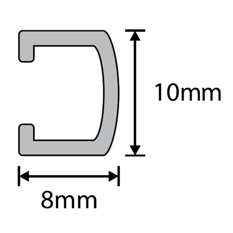 Aluminium Pencil Listello 10mm Matt Bronze | Kirk Marketing